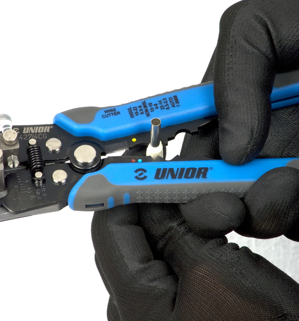Crimp grip pliers