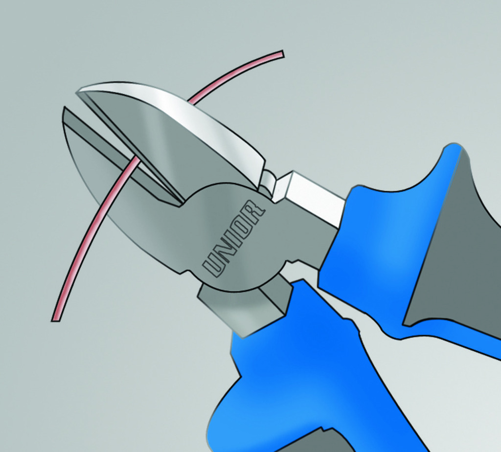 Diagonal cutting nippers